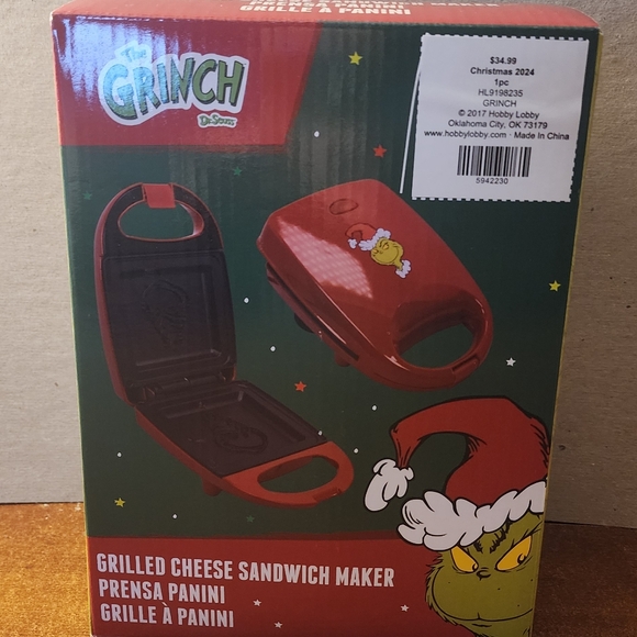 Holiday | Brand New Grinch Grilled Cheese Maker | Poshmark
